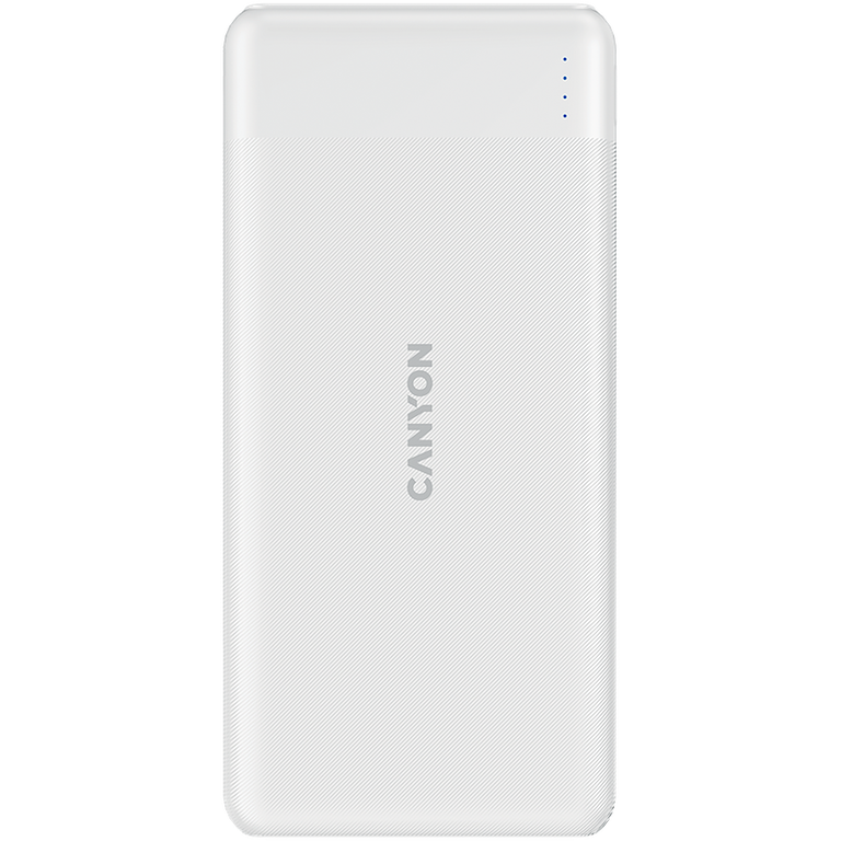 CANYON PB-109, Power bank 10000mAh Li-poly battery, Input Lightning &Type C : 5V/2A, 9V/2A PD 18W(Max), Output Type C 5V/3A,9V/2.2A,12V/1.5A 20W, Output USB A:5V3A,9V2A,12V1.5A,18W quick c