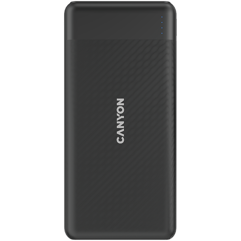 CANYON PB-109, Power bank 10000mAh Li-poly battery, Input Lightning &Type C : 5V/2A, 9V/2A PD 18W(Max), Output Type C 5V/3A,9V/2.2A,12V/1.5A 20W, Output USB A:5V3A,9V2A,12V1.5A,18W quick c