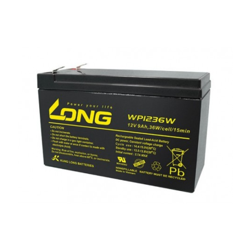 Baterija za UPS 12V/9Ah WP1236W Long