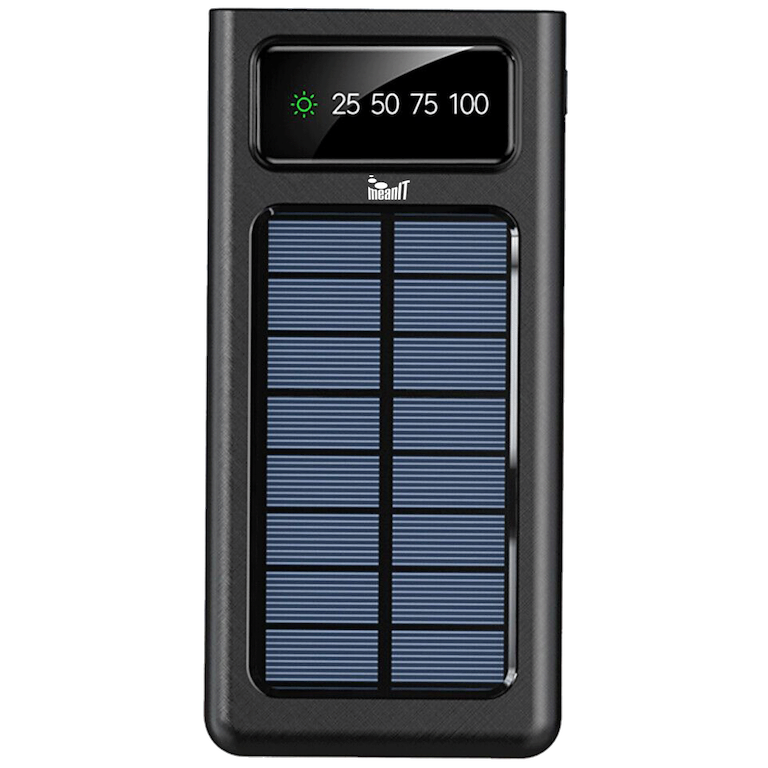 MeanIT Solarni prenosni punjač sa lampom, 10.000 mAh – P1