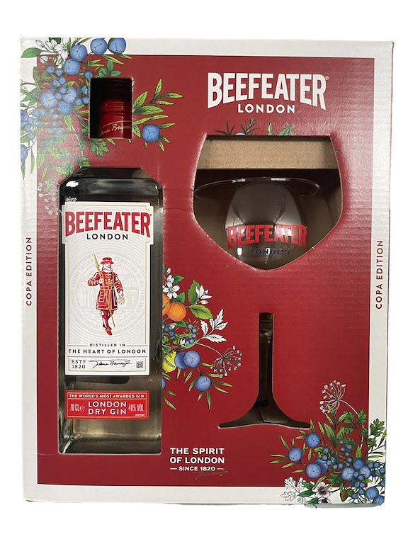 DŽIN BEEFEATER 0,7l + ČAŠA