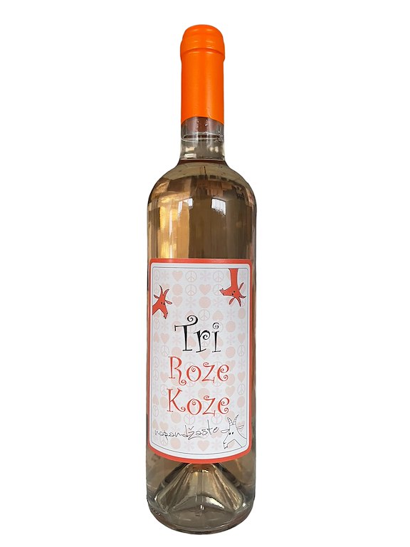 Rose vino Tri Roze Koze Erdevik 0.75l