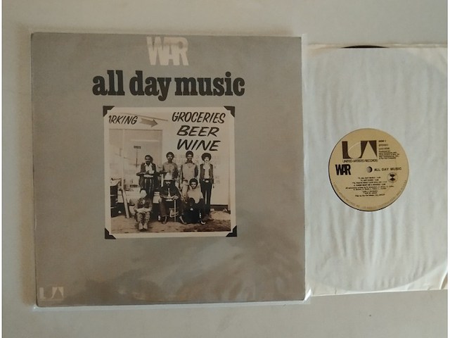 WAR ALL DAY MUSIC US LP MINT