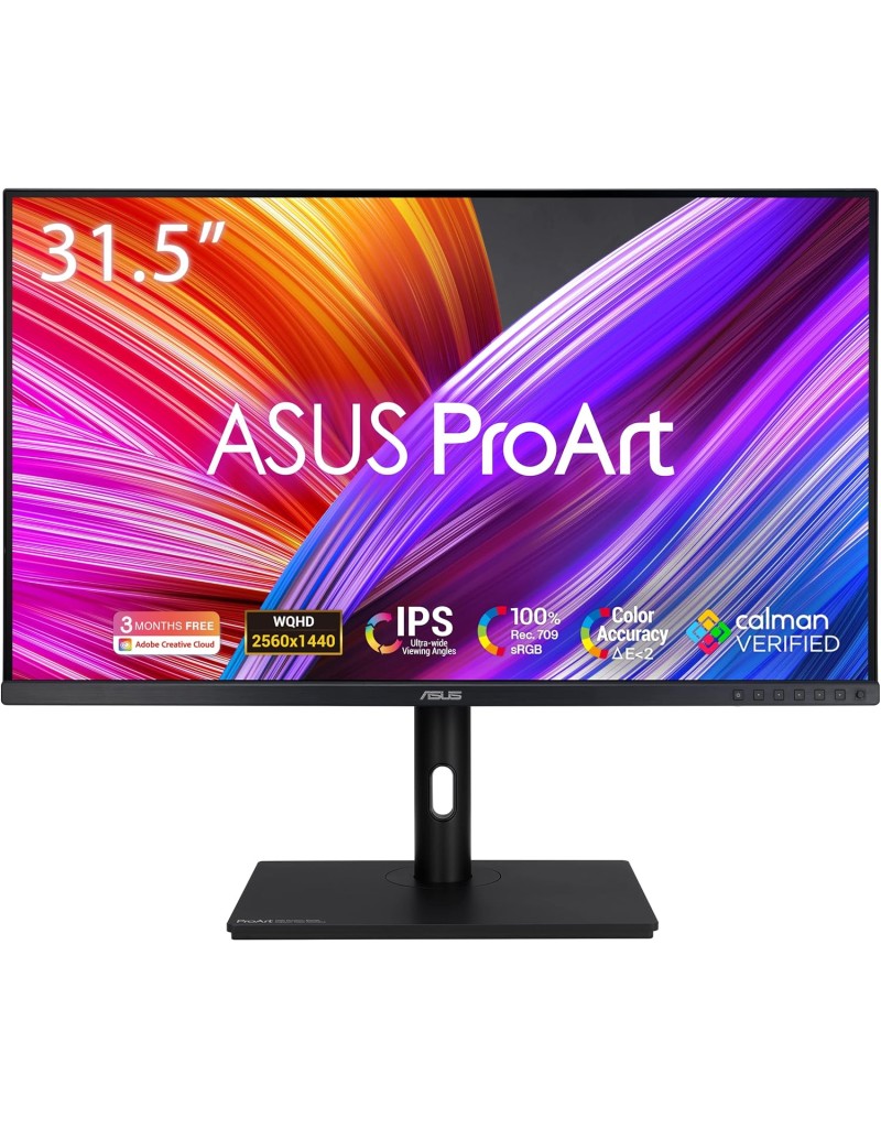 ASUS Proart PA328QV 31.5" IPS 2560x1440 75Hz 5ms GtG HDMI,DP,USB pivot,visina zvučnici crna