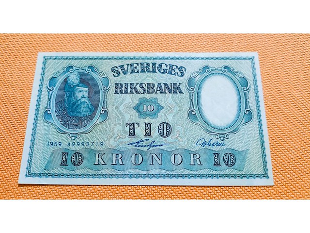 Švedska 10 kronur 1959