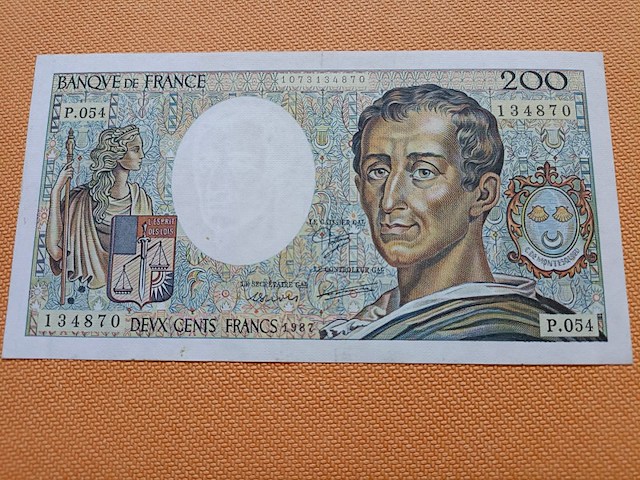 Francuska 200 franaka 1987