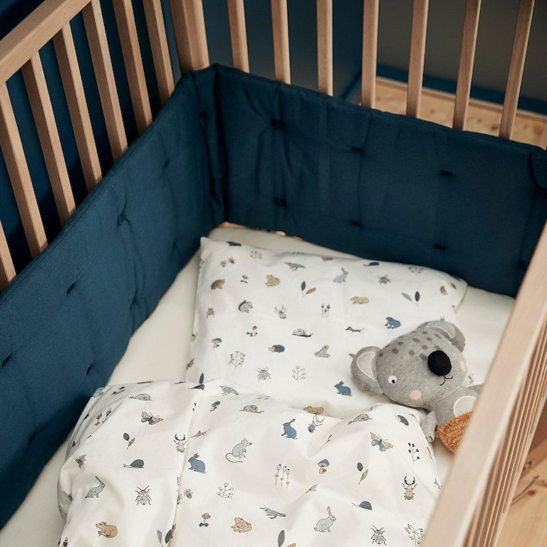 Leander posteljina 100x140cm,Dusty blue
