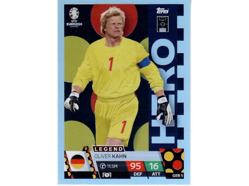 EURO 2024 KARTICA LEGEND HERO GERMANY