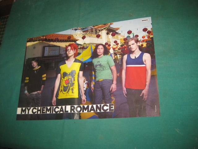 Poster (dvostrani) My Chemical Romance, The Wanted