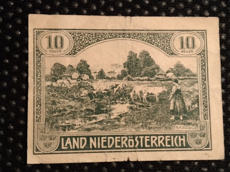 10 helera 1920 austrija gradski novac