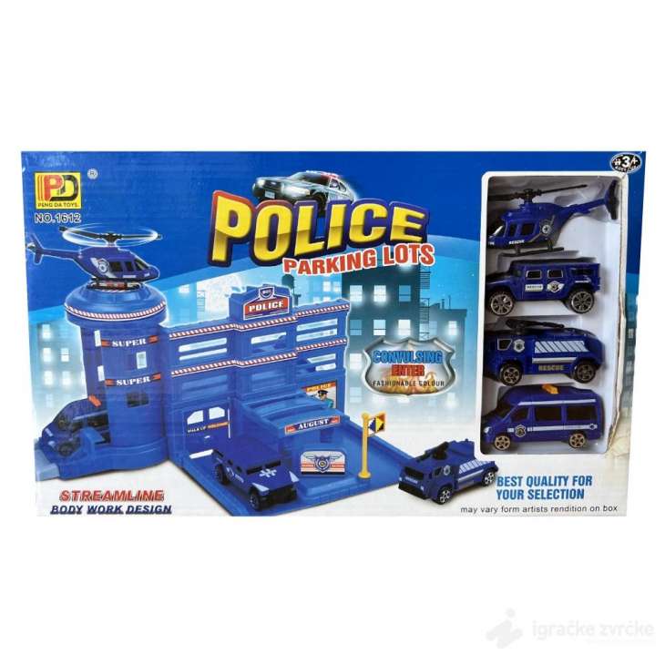Policijska Parking garaža igračka