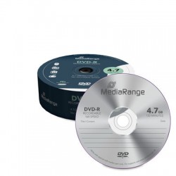 MEDIARANGE GERMANY DVD-R 4.7GB 16X 120MIN CELOFAN 25 MR403