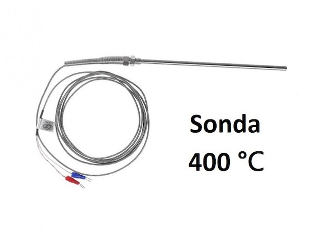 Temperaturna sonda 800℃ 2m K tip sa navojem M8x150mm