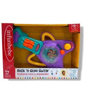 Infunbebe gitara muzicka igracka za bebe Rock and Glow 10m+ - LS8833