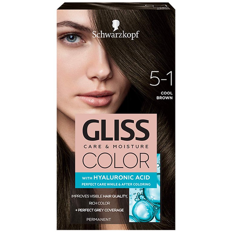 Gliss boja color 5-1 hladno smeđa gliss