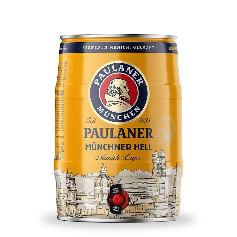 PIVO PAULANER ORIGINAL MINHENSKO SVETLO 5L PAULAN