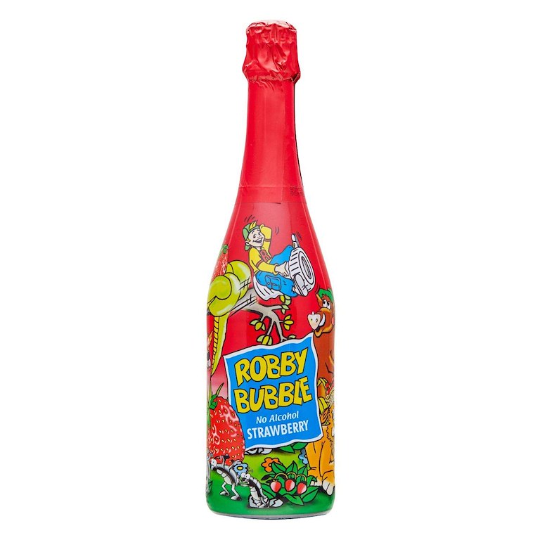 Sok gazirani robby bubble jagoda 0,75l