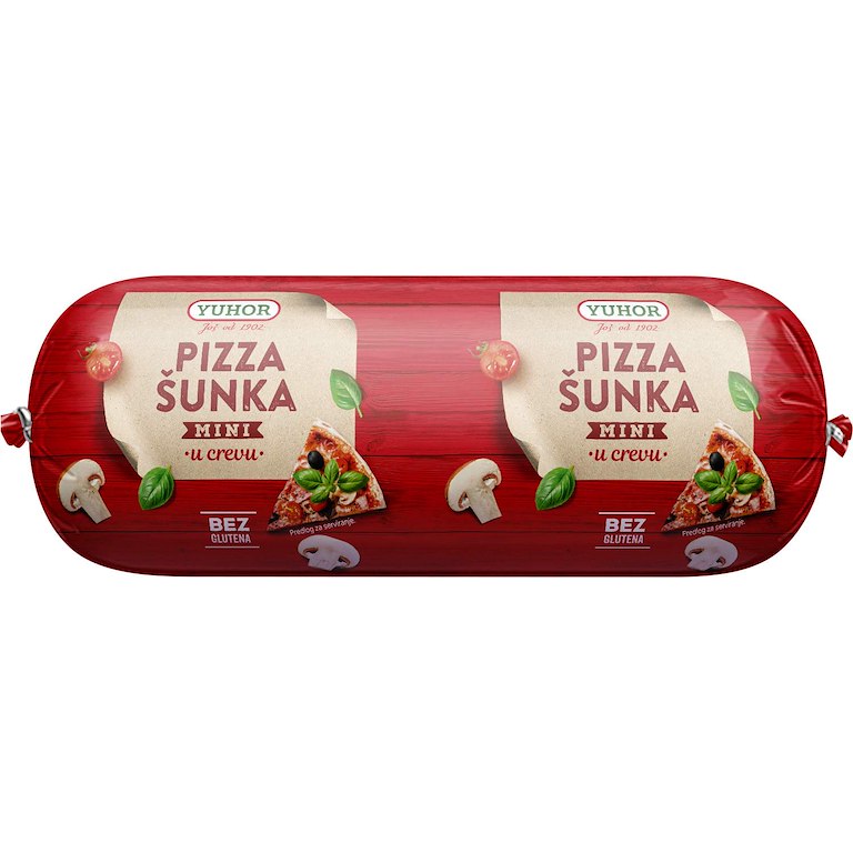 Yuhor šunka pizza mini 350g yuhor