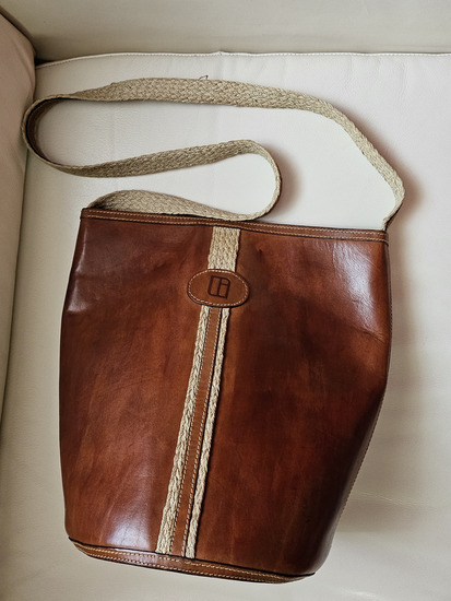 Vintage italijanska kozna torba