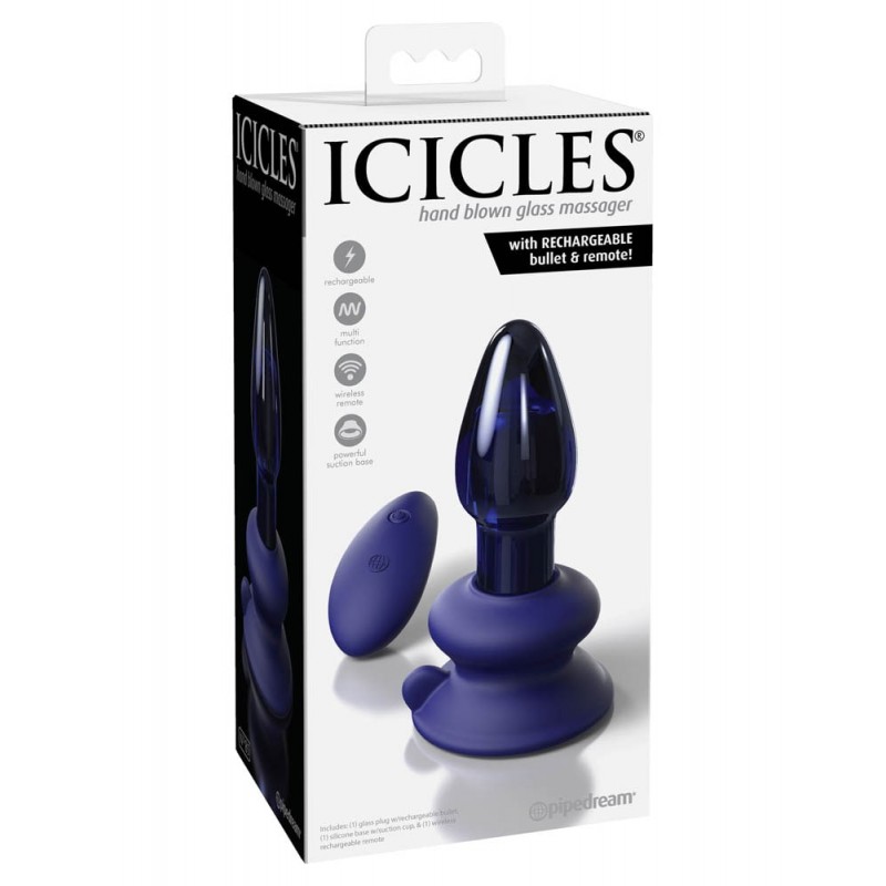 Stakleni Icicles dildo No. 85, PIPE288514 / 7114