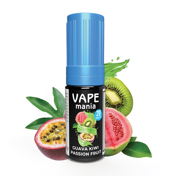 Vapemania E-Liquid Guava Kiwi Passion Fruit 10ml