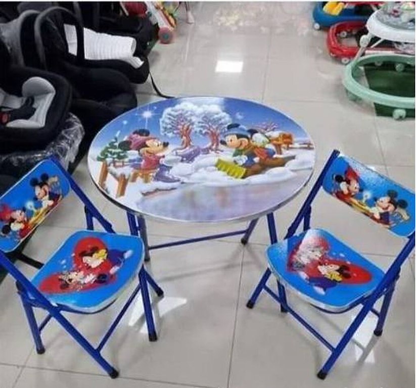 Sto i 2 stolice za DECU model 2 Set sto i dve stolice za dečiju sobu