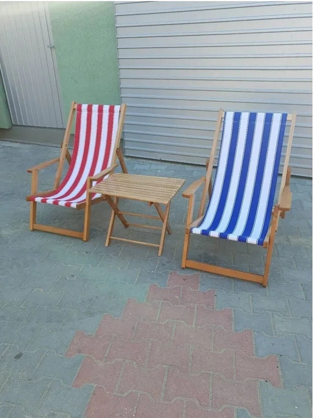 Baštenska stolica, Drvo, bоја - Šareno, Novo
