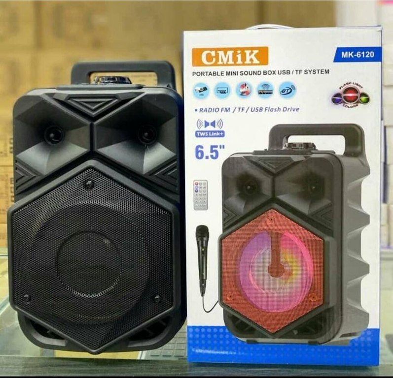 BLUTUT Zvucnik CMiK MK-6120 Karaoke/USB/AUX/FM/SD TWS TWS - koji