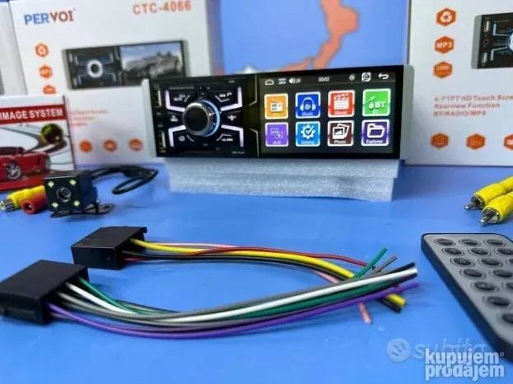 Multimedija MP5 1DIN Auto radio MP3, MP5 USB BLUETOOTH 4.1 inča