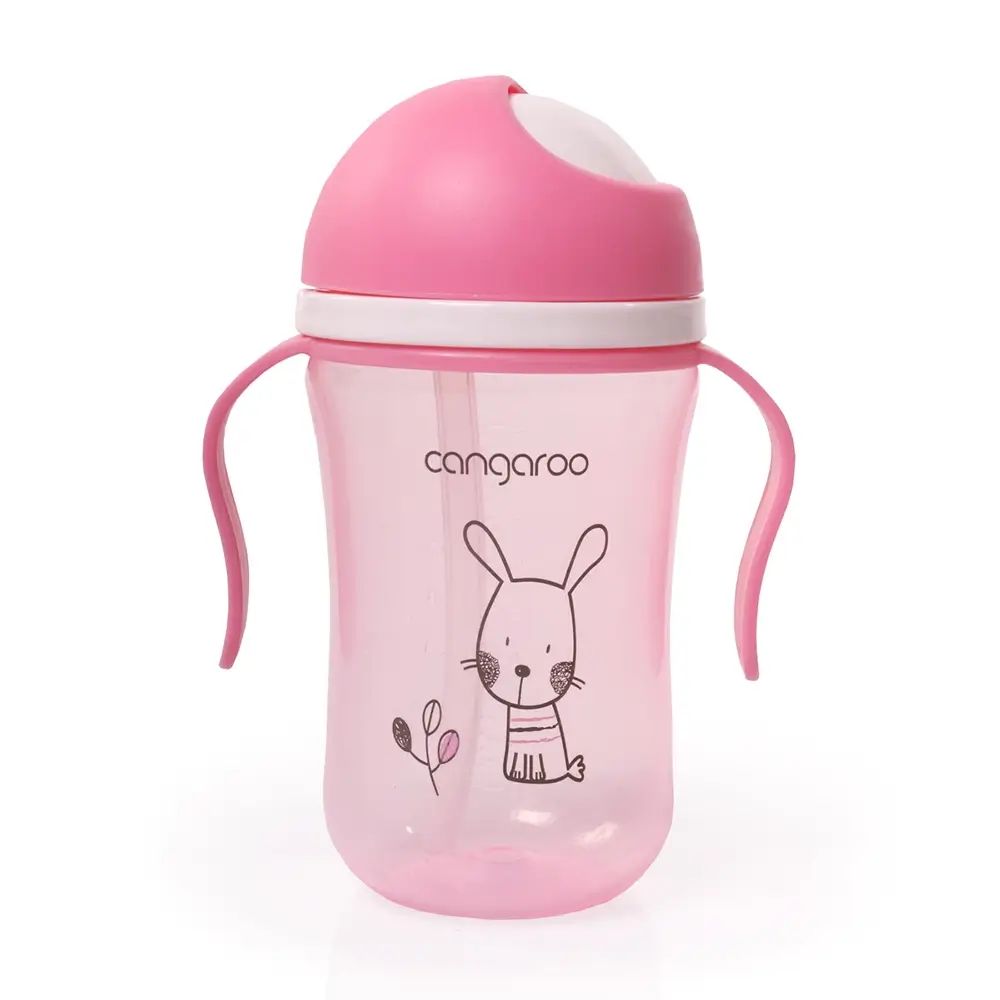 Šolja za bebe 300ml Bunny Pink