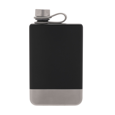 Pljoska - Harvey Makin, Rectangular Black, 8oz