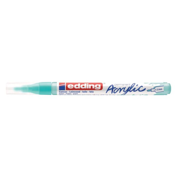 Akrilni marker E-5300 fine 1-2mm obli vrh tirkiz Edding