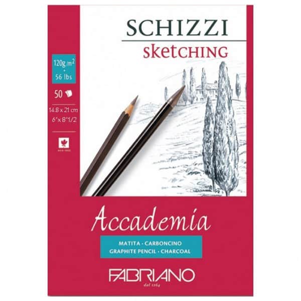 Papir FABRIANO ACCADEMIA SCHIZZI 120gr A5 50L / BLOK*5 (41121421)