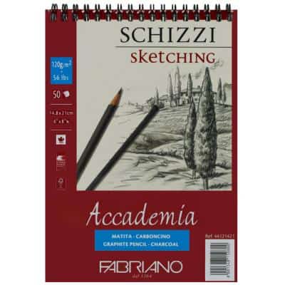 Papir FABRIANO ACCADEMIA SCHIZZI 120gr A5 50L / SPIRALNI*5 (44121421)