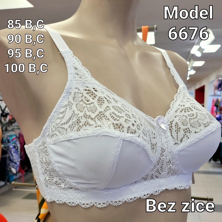 SASSA cipkani grudnjak bez zice, model 6676