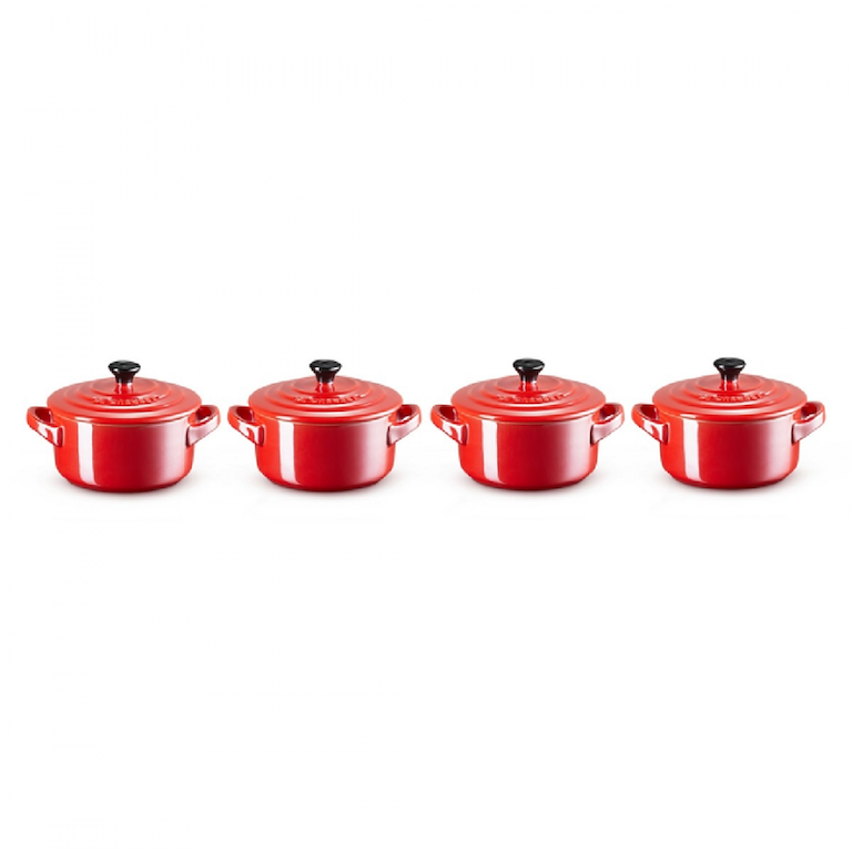 Le Creuset set od 4 male keramičke kaserole, 10 cm, 0.25 l