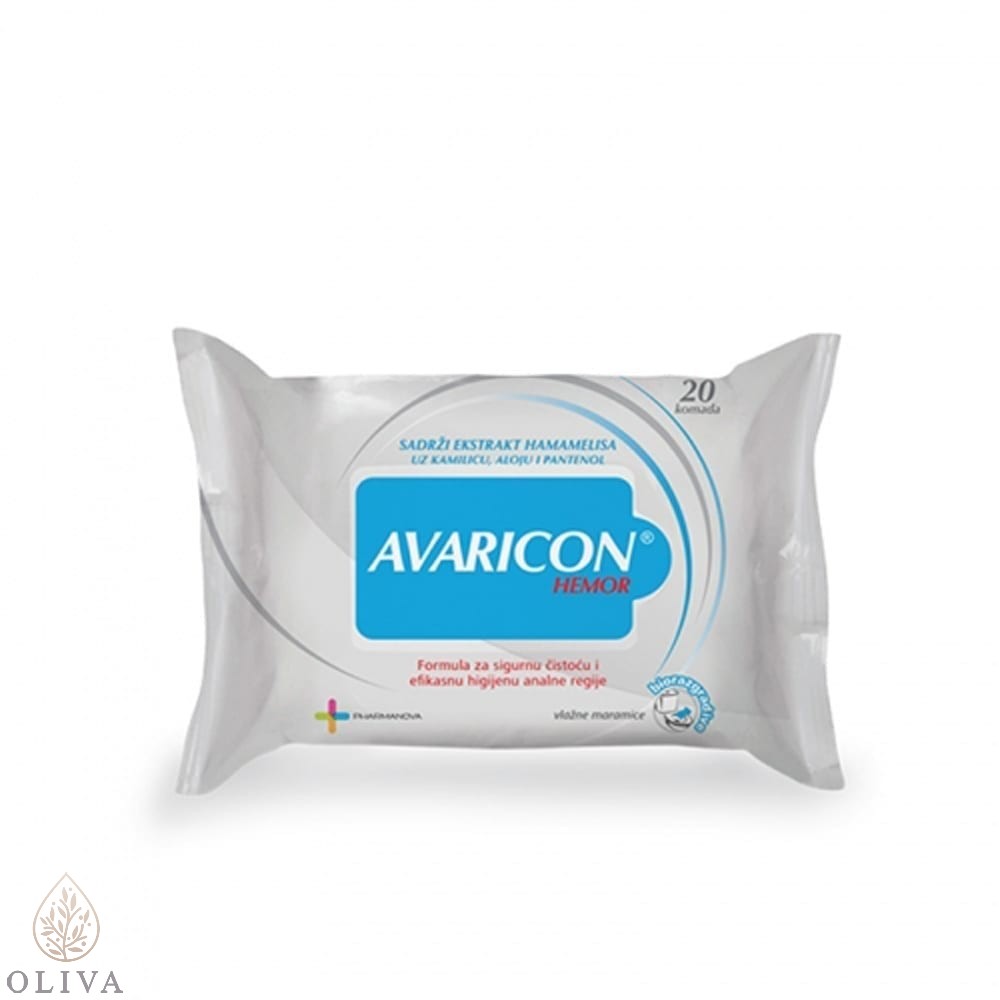 AVARICON HEMOR WIPES 20 PHARMANOVA