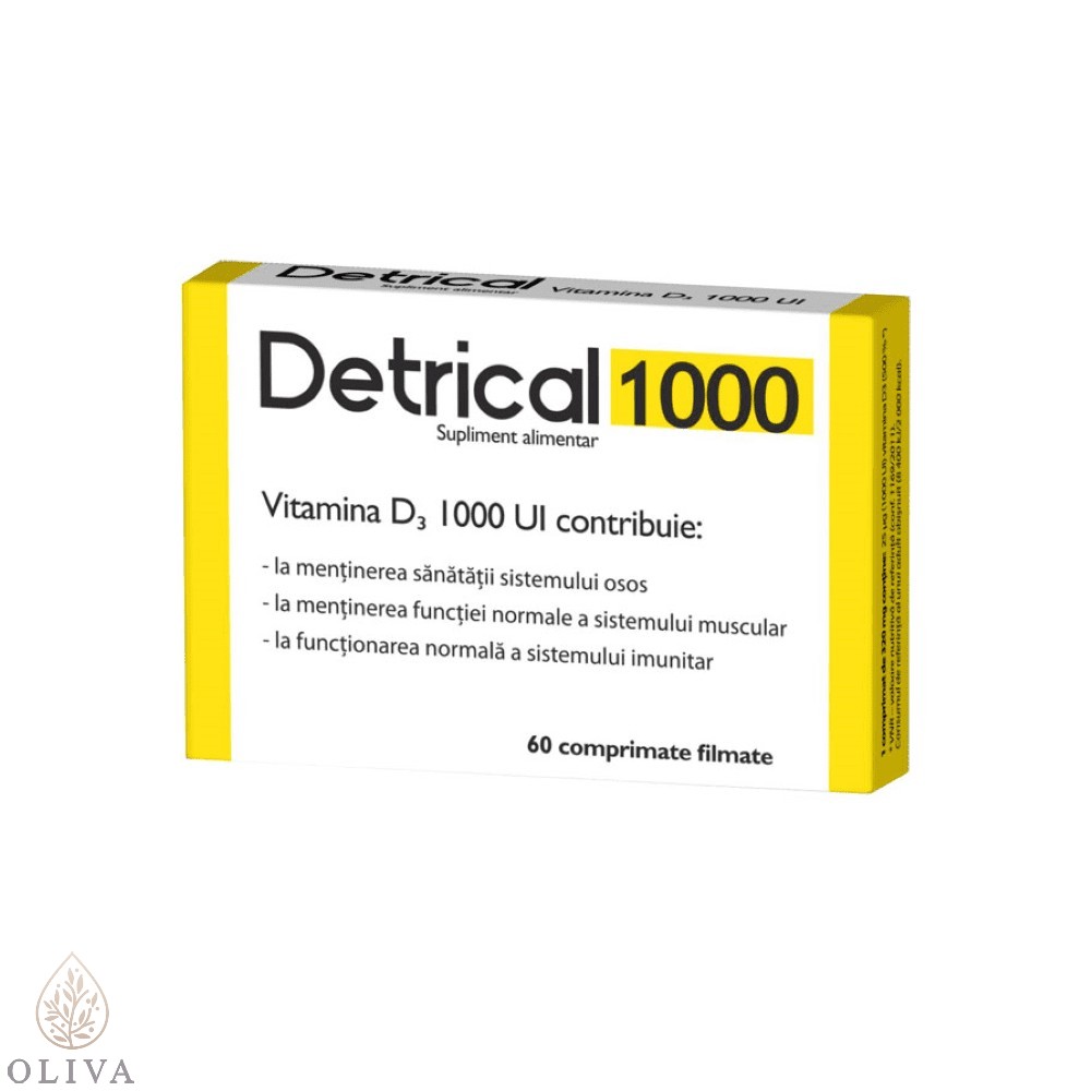 DETRICAL 1000IU TBL 60 DR THEISS