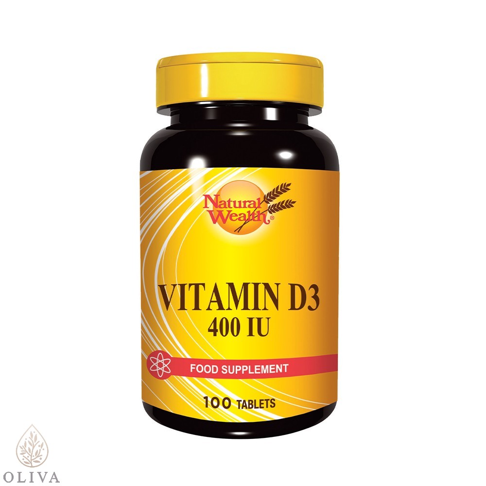 VITAMIN D 400IJ TBL 100 NATURAL WEALTH