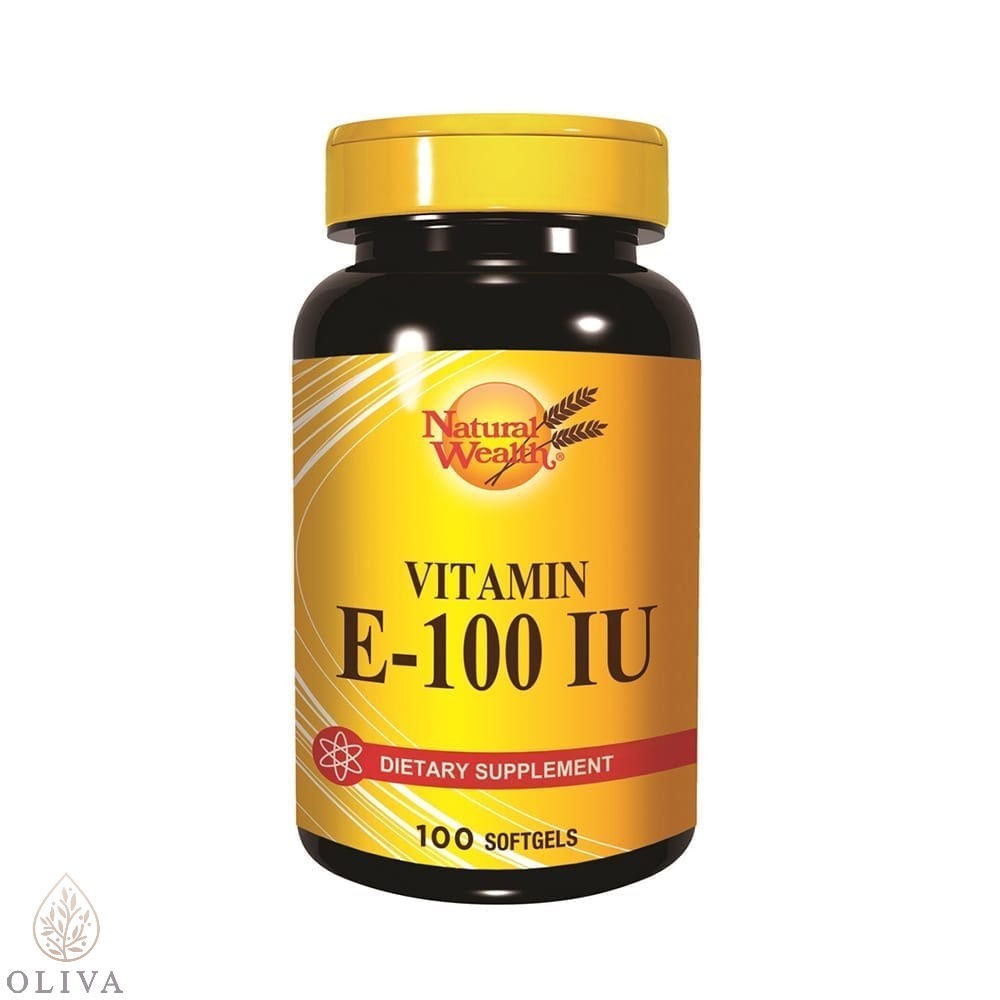 VITAMIN E 100IU CAPS 100 NATURAL WEALTH