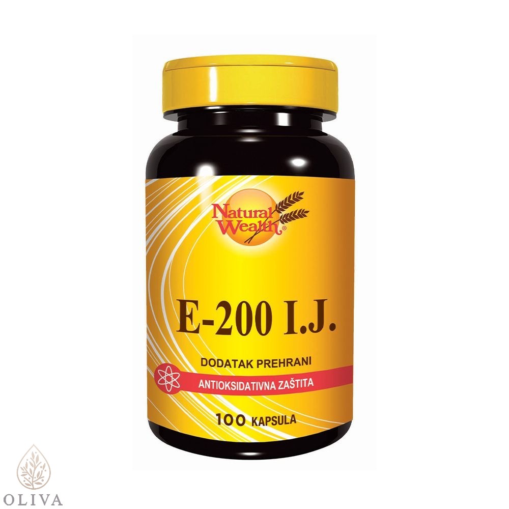 VITAMIN E-200IJ CAPS 100 NATURAL WEALTH