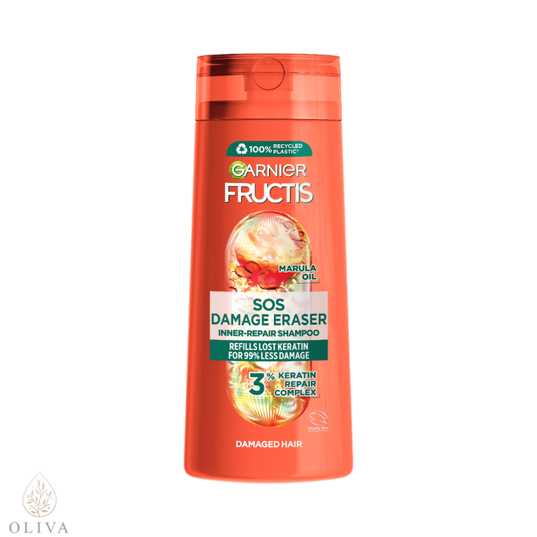 GARNIER FRUCTIS SOS DAMAGE ERASER ŠAMPON ZA UNUTRAŠNJU OBNOVU OŠTEĆENE KOSE 250ML