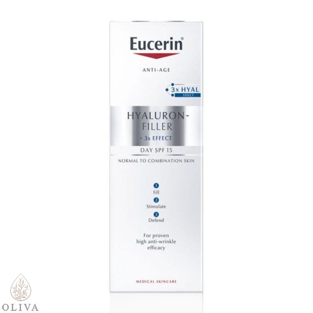 EUCERIN HYALURON-FILLER DNEVNA KREMA ZA NORMALNU I MEŠOVITU KOŽU SPF15 50ML