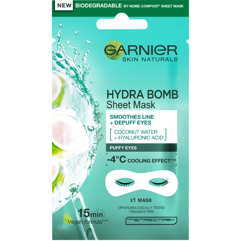 GARNIER SKIN NATURALS EYE TISSUE MASKA ZA OČI PROTIV BORA