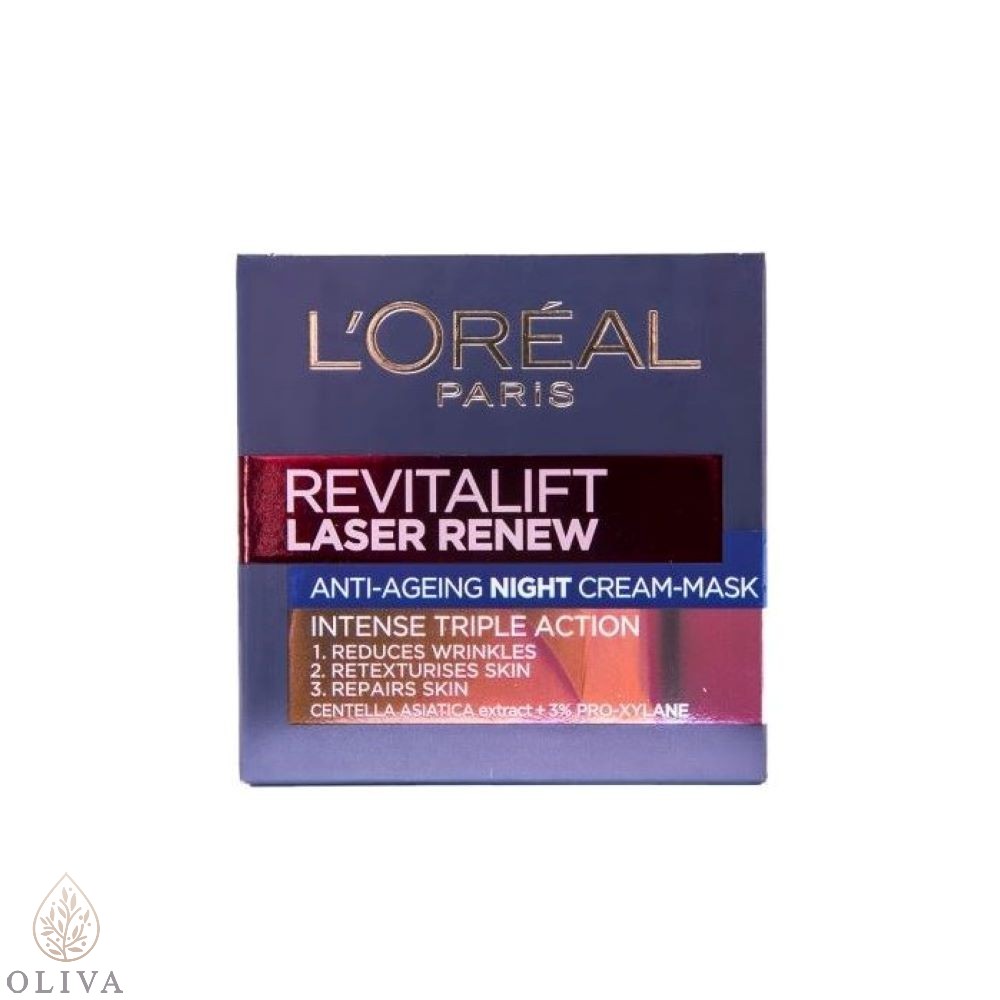 L'OREAL PARIS REVITALIFT LASER RENEW NOĆNA KREMA-MASKA PROTIV BORA 50 ML