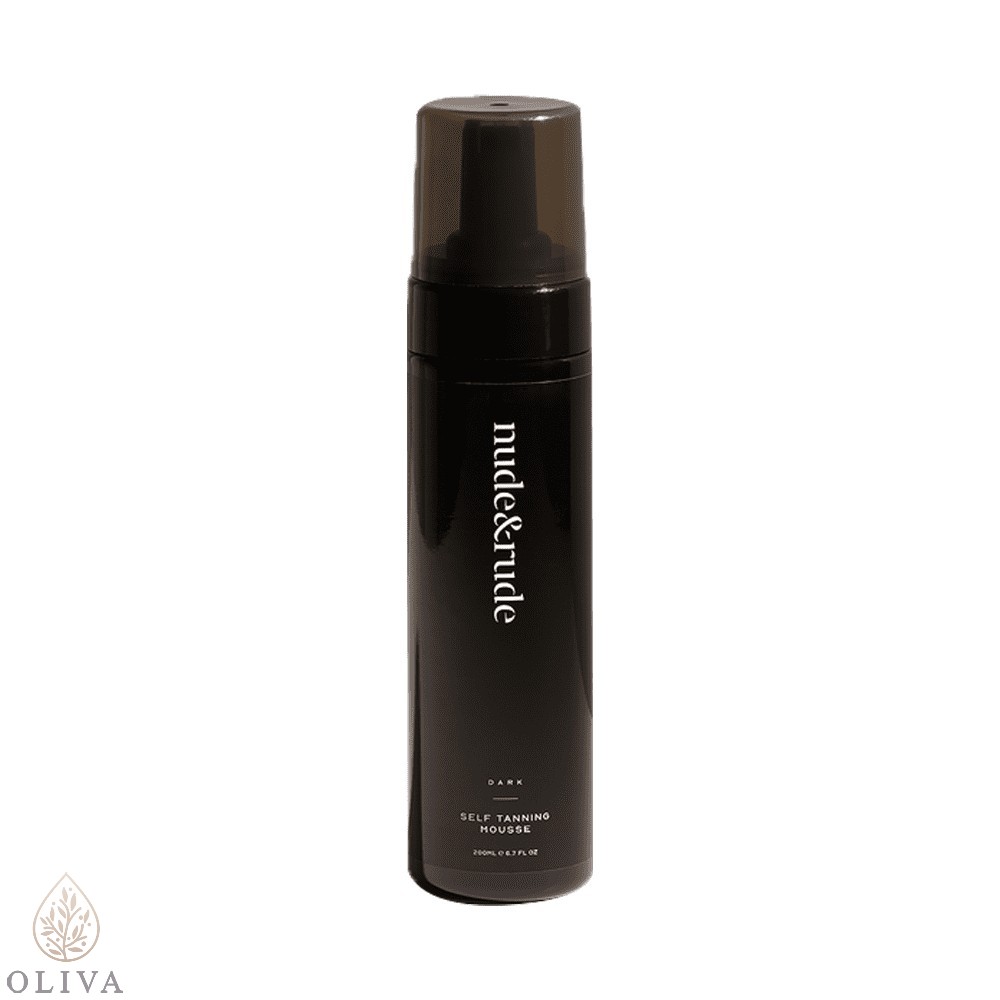 NUDE AND RUDE SELF TANNING MOUSSE DARK 200 ML