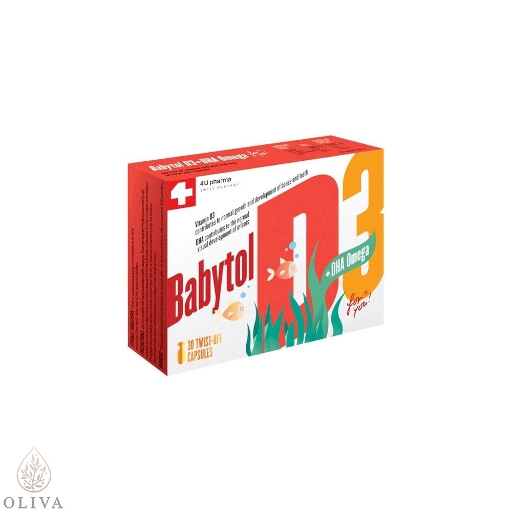 4U PHARMA BABYTOL D3 + OMEGA 30 KAPSULA