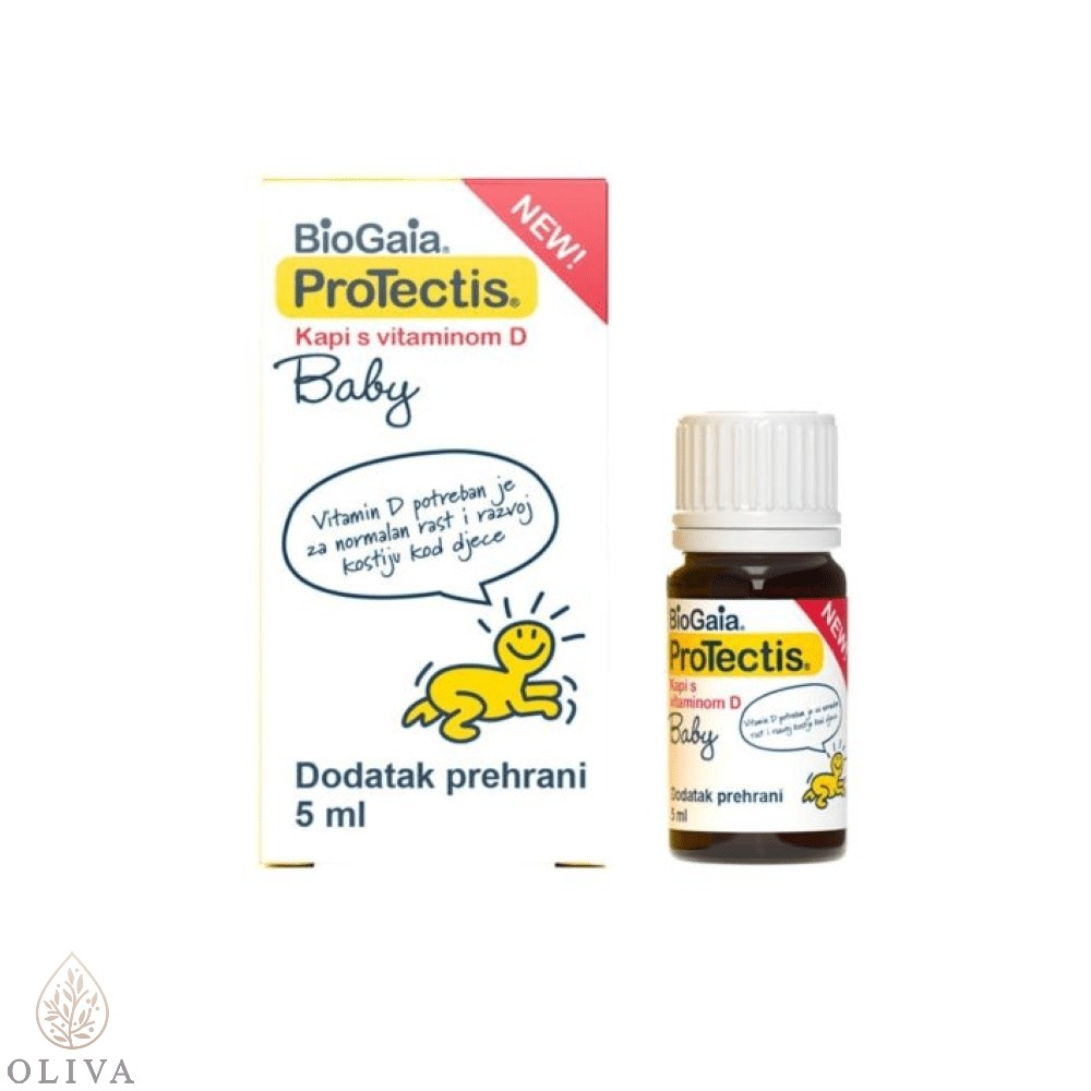 BIOGAIA KAPI SA D3 VITAMINOM 5ML BIOGAIA