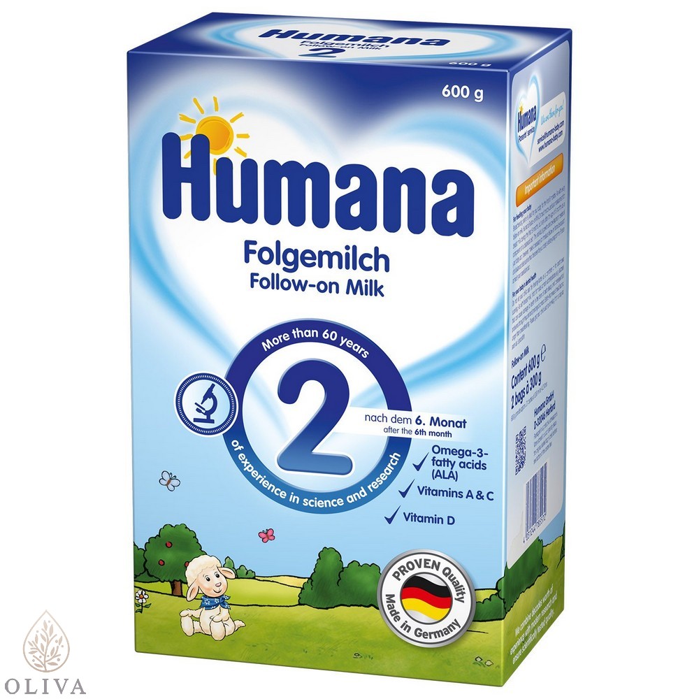 MLEKO 2 PB 600 G HUMANA