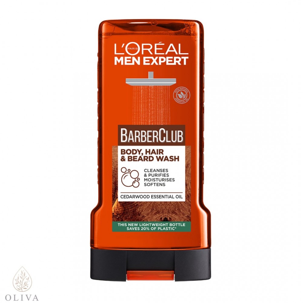 L'OREAL PARIS MEN EXPERT BARBER CLUB GEL ZA TUŠIRANJE 300 ML